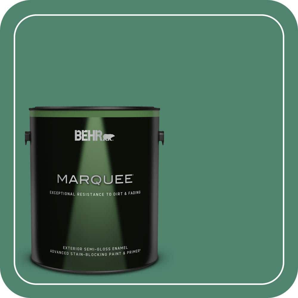 BEHR MARQUEE 1 gal. #480D-6 Billiard Room Semi-Gloss Enamel Exterior ...