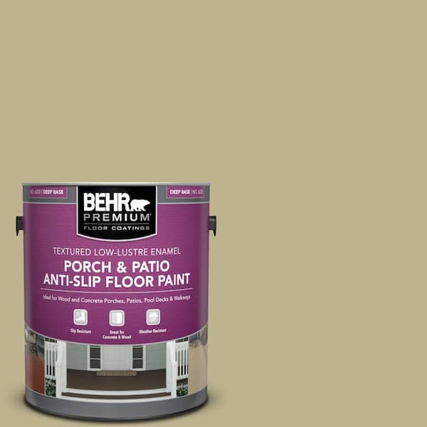 BEHR PREMIUM 1 gal. #PPU9-10 Wasabi Powder Textured Low-Lustre Enamel ...