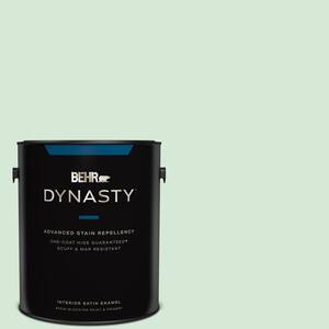 BEHR PREMIUM PLUS 1 gal. #M410-1 Jade Mist Eggshell Enamel Low Odor ...