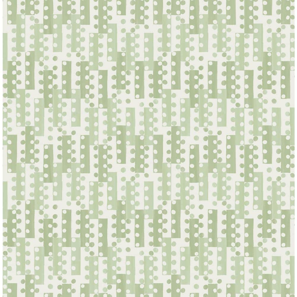 A-Street Prints Erik Green Building Blocks Paper Glossy Non-Pasted ...