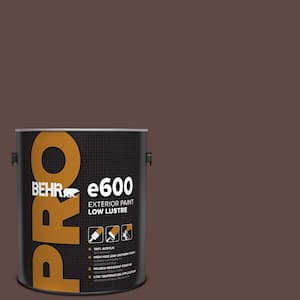BEHR PRO 5 gal. #710B-7 Rich Mahogany Low Luster Exterior Paint PR62305 ...