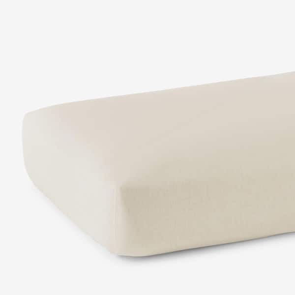 The Company Store Legends Hotel Parchment Washed Linen Queen Fitted ...