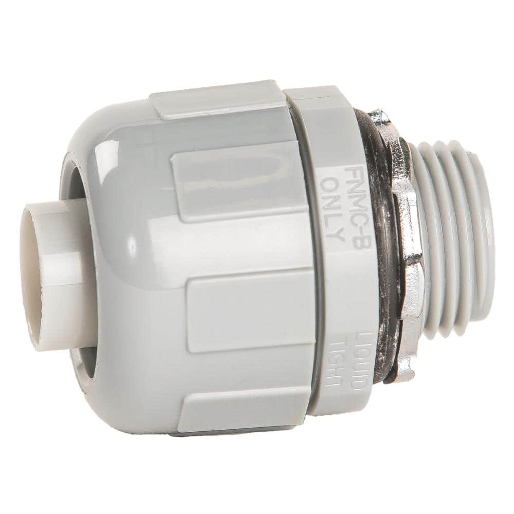 Carlon 3/4 in. 2-Piece Straight Liquid Tight Connector LT75G-B1-20R ...