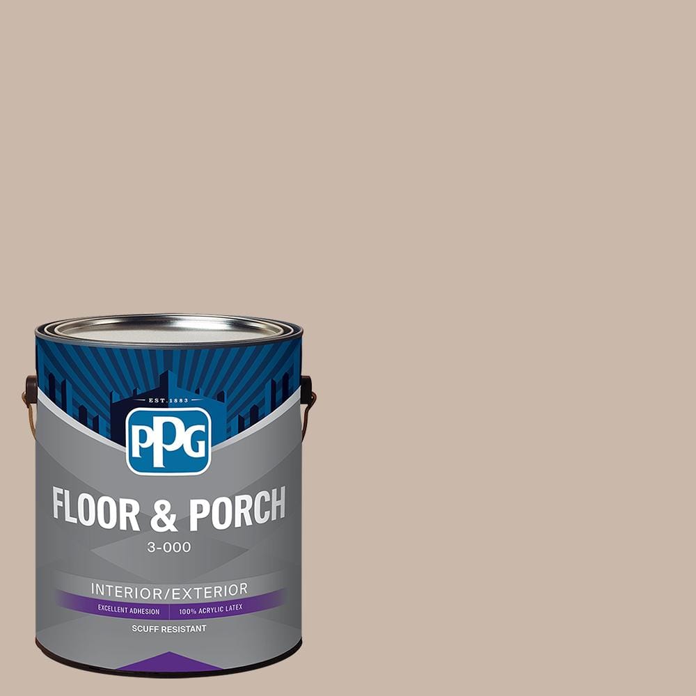 PPG 1 gal. PPG18-03 Grey Mauve Satin Interior/Exterior Floor and Porch ...