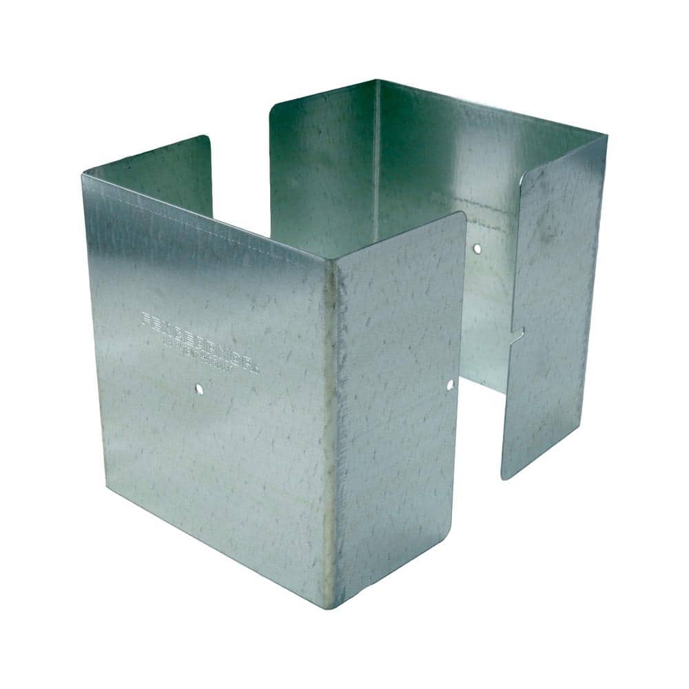 Fence Armor 6 in. x 6 in. x 1/2 ft. H Galvanized Steel Pro Series ...
