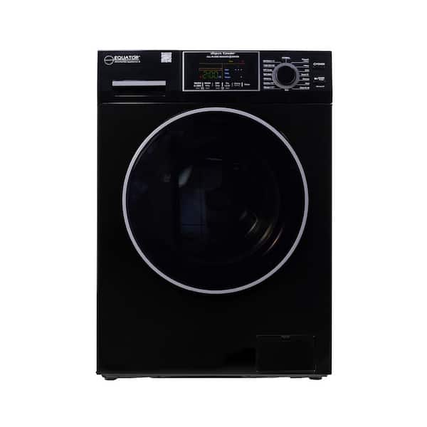 Equator Advanced Appliances All in One Ventless Washer Dryer 1.62cf 15lbs 110V 1400RPM Black