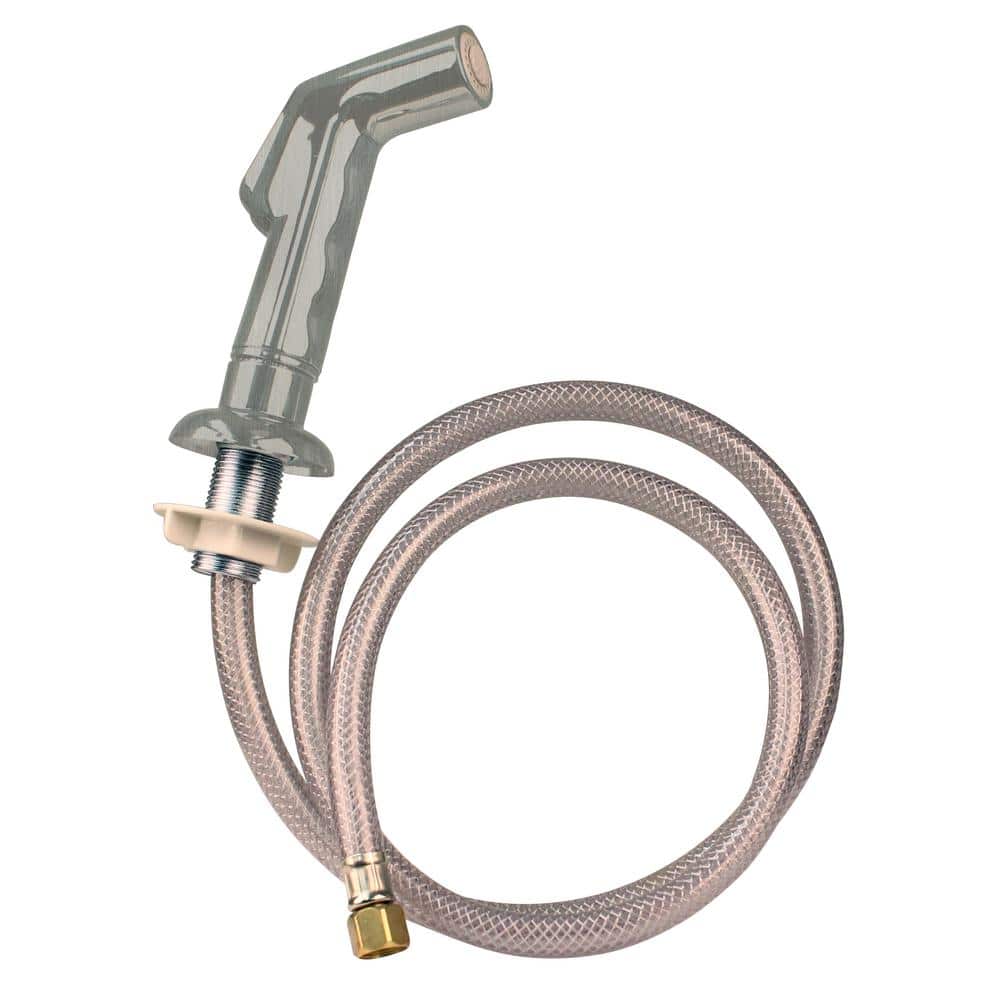 Westbrass Hand Held Kitchen Side Sprayer Head and Hose Kit, Satin ...