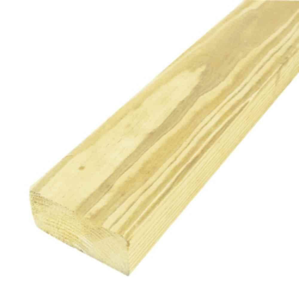 WeatherShield 2 in. x 4 in. x 12 ft. #1 Southern Yellow Pine Pressure ...