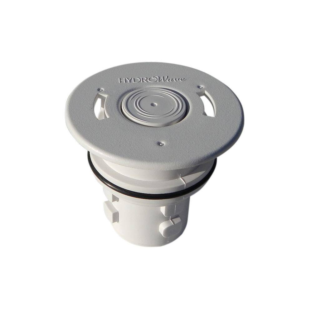 HydroWave HW1 Hi-Flow A&A QuikClean 1 White In-Floor Pool Pop Up Head ...