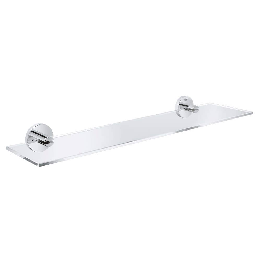 GROHE Essentials Wall-Mounted Shelf in White 40799001 - The Home Depot