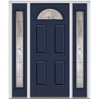 MMI Door 64 in. x 80 in. Heirlooms Left-Hand Inswing Fan Lite ...