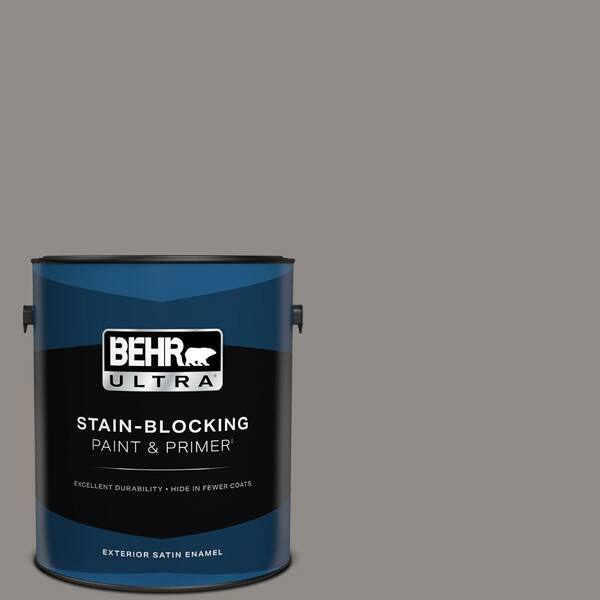 BEHR ULTRA 1 gal. #790F-4 Creek Bend Satin Enamel Exterior Paint ...