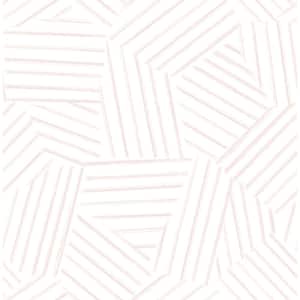 A-Street Prints Ramble Blush Pink Geometric Wallpaper Sample 4121 ...