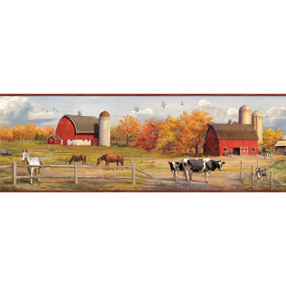 Country Farm Wallpaper