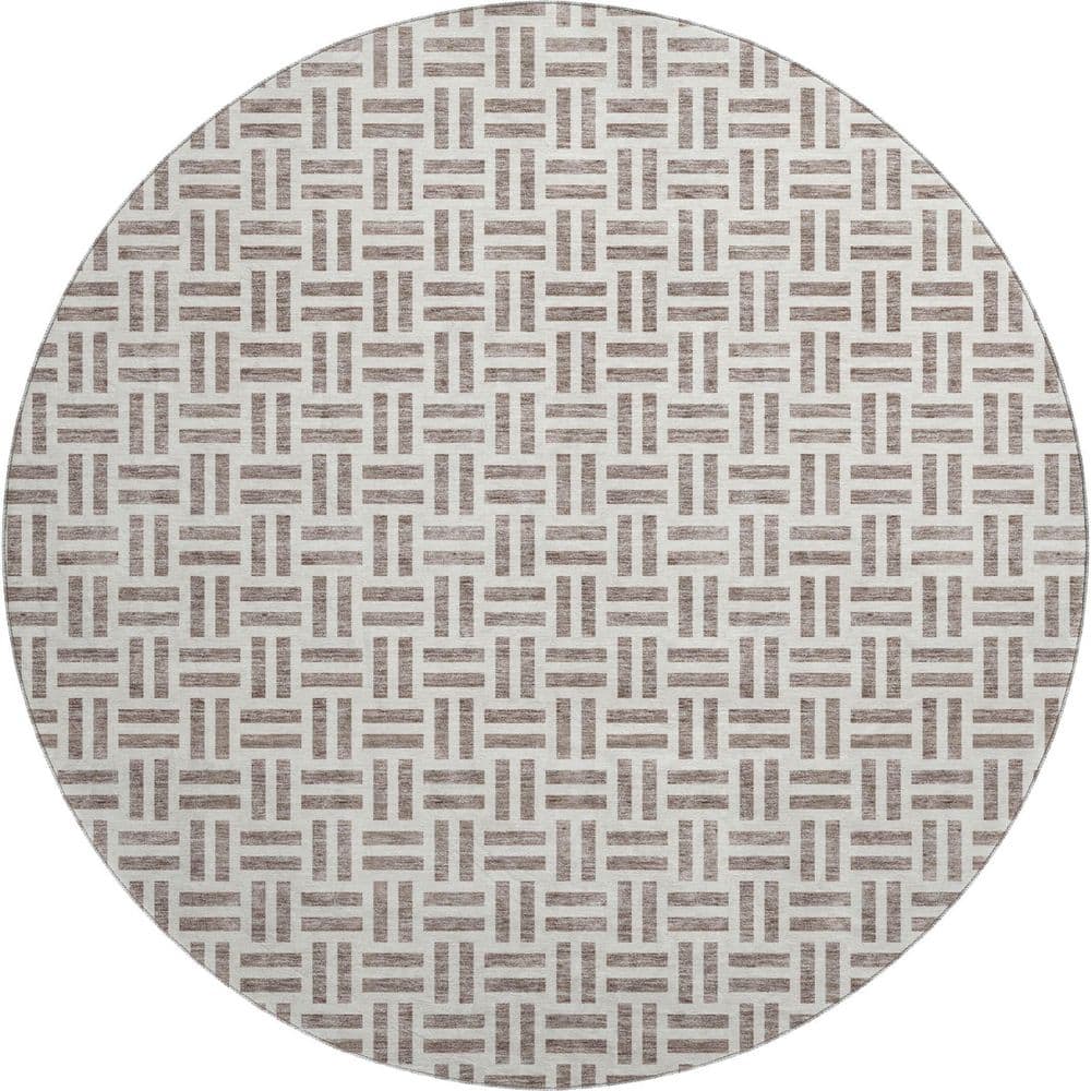 Addison Rugs Mayfield Premium Machine Washable Abstract AMF978 Taupe 8 ...