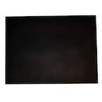 Technoflex Secure Step Black 48 in. x 72 in. Recycled Rubber Entrance ...