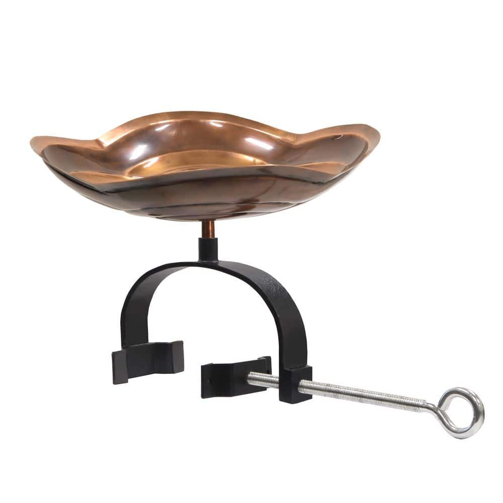 ACHLA DESIGNS 14 in. L Round Antique Copper Finish Brass Dara Knot ...