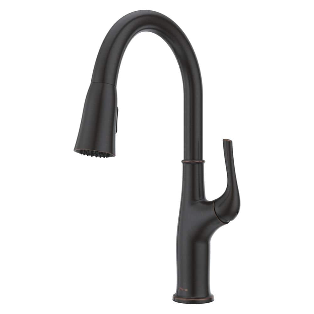 Pfister Highbury Single-Handle Pull-Down Sprayer Kitchen Faucet in ...