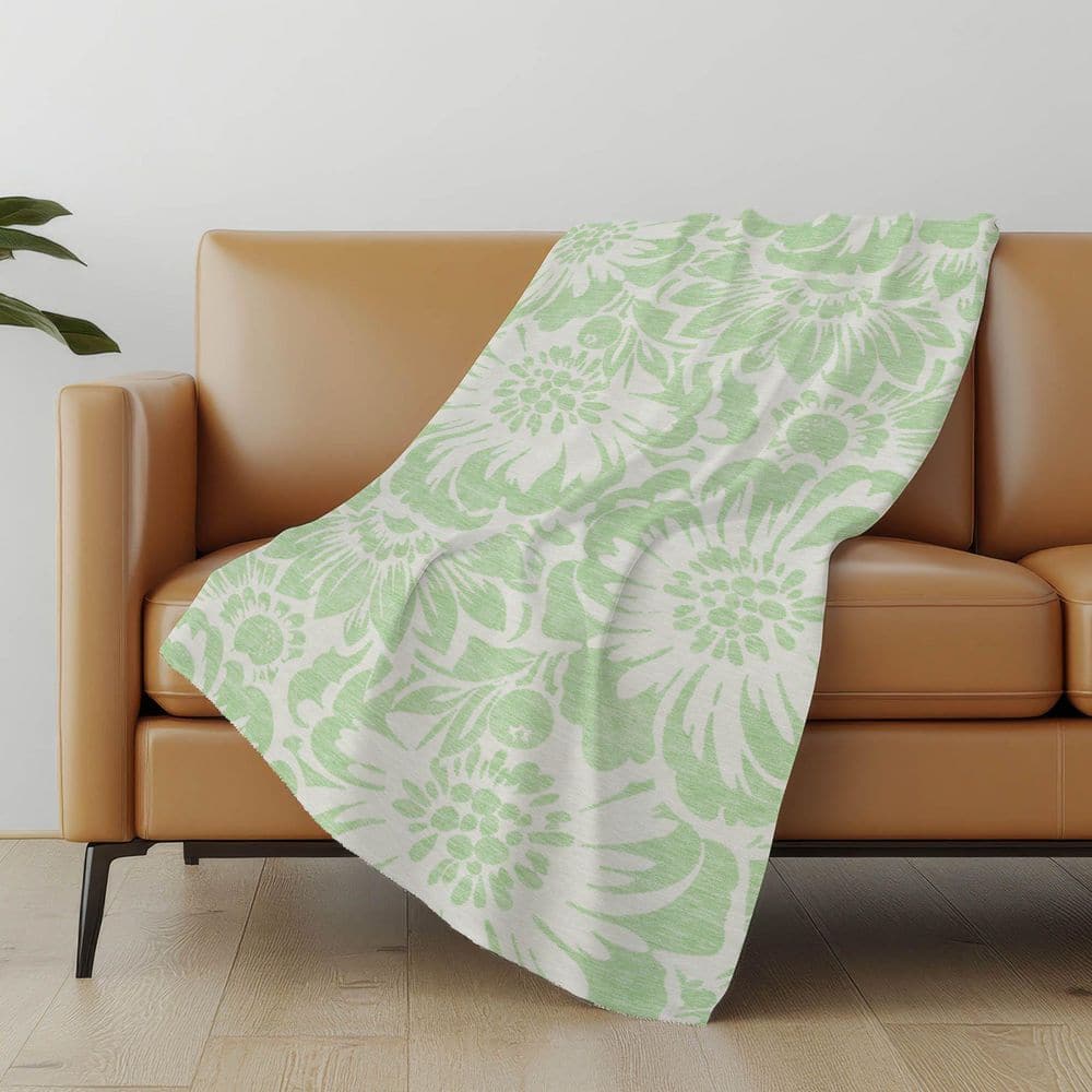 Addison Rugs Premium Machine Washable ASB551 Mint 50 in. x 70 in ...