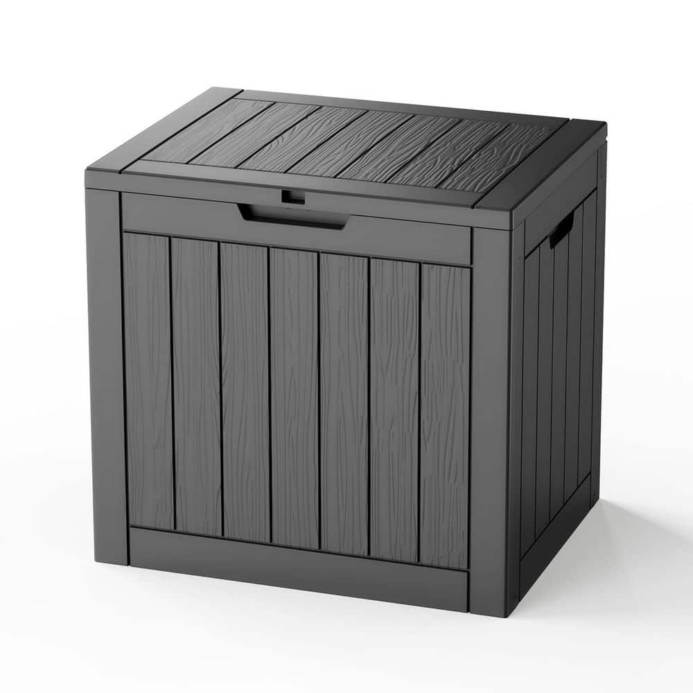 23 in. W x 17 in. D x 21 in. H Resin Outdoor Storage Cabinet 31 Gal ...