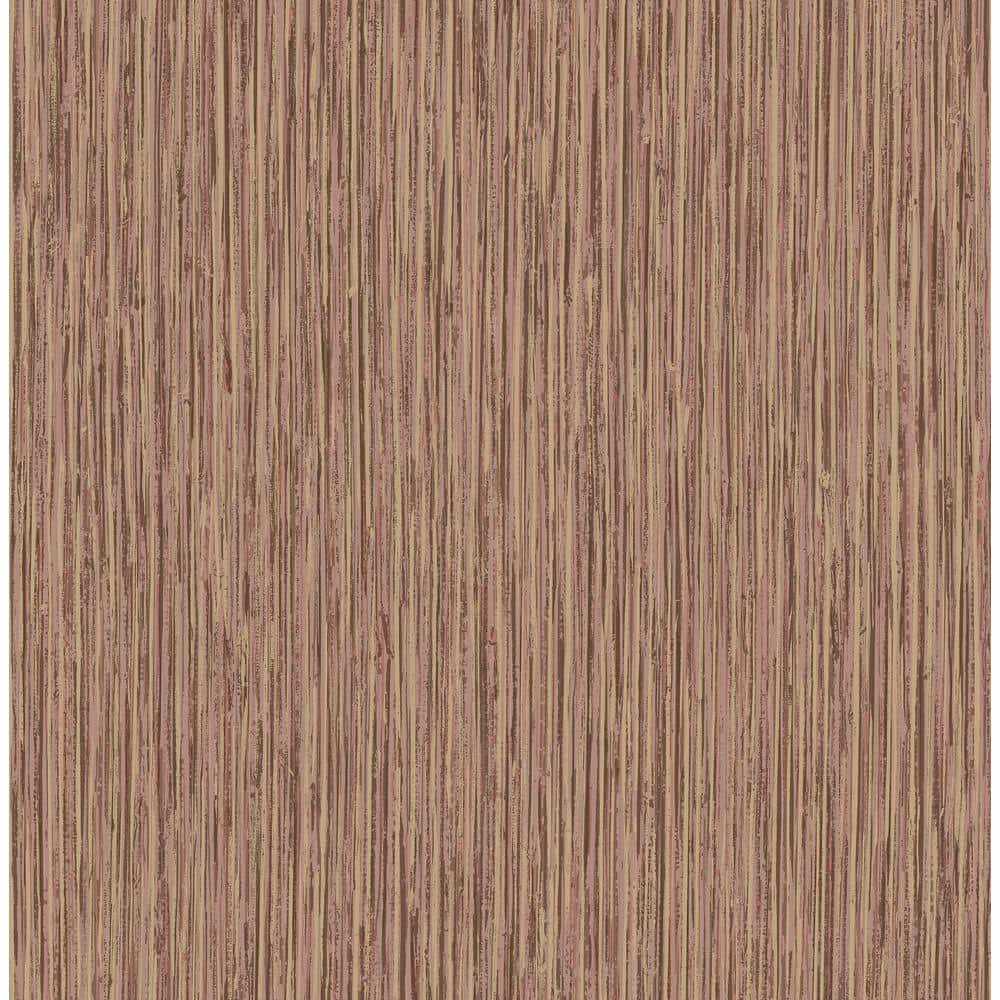 Fine Decor Kofi Maroon Faux Grasscloth Paper Strippable Roll (Covers 56 ...