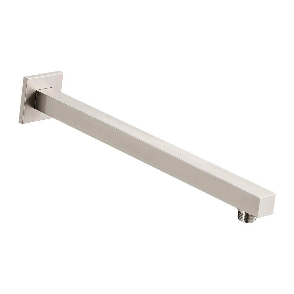 DXV 20 in. Square Shower Arm, Brushed Nickel D35700420.144 - The Home Depot
