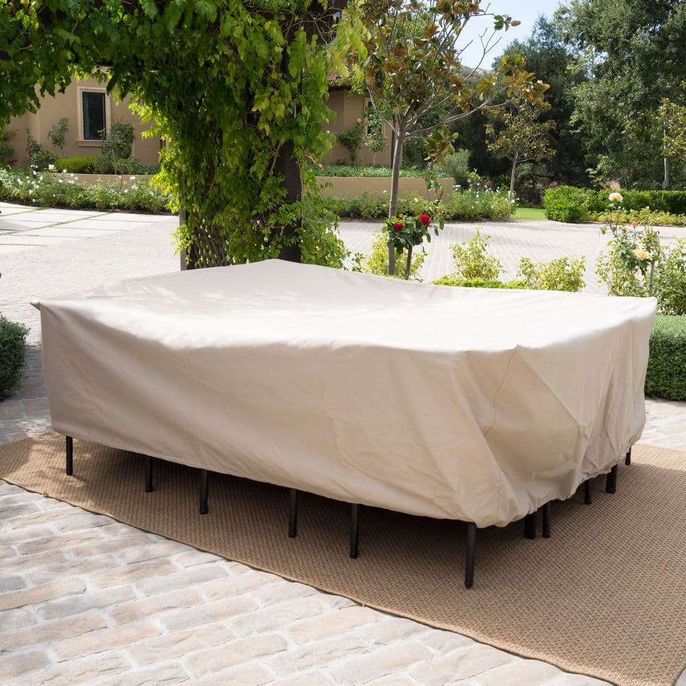 Outdoor DINING SET Cover Large Round Patio Table and Chair Set Cover ...