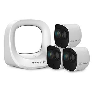 SmartHome Indoor/Outdoor Security Camera System Wireless Kit w/Smart ...