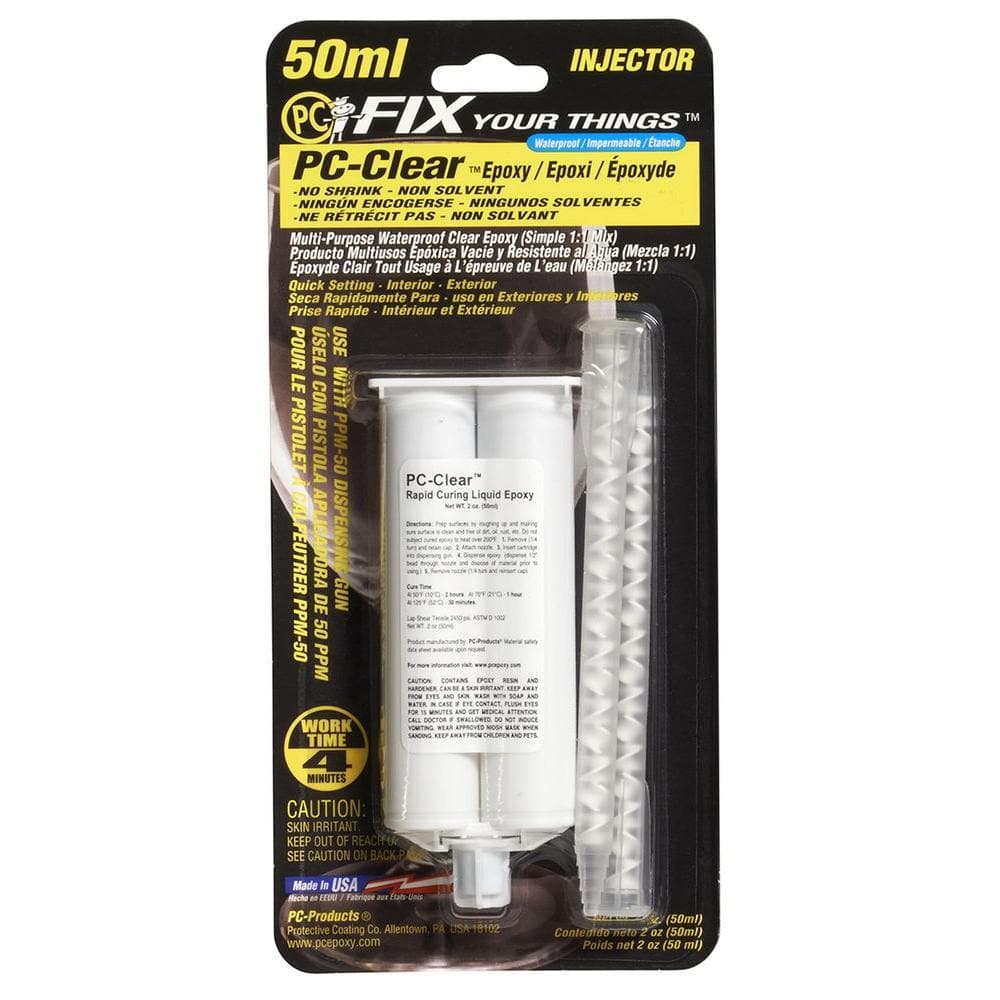 PC Products PC-Clear 1.69 fl. oz. Liquid Epoxy Cartridge 075005 - The ...