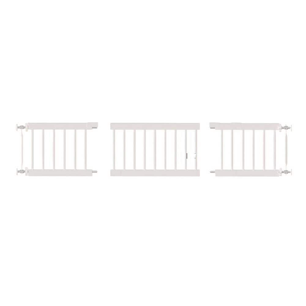 KIWDZFU Extra Wide Metal Dog Gate 18-45 Adjustable with 3 Extensions 14 ...