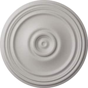 Hampton Bay 21 in. Smooth White Ceiling Medallion 805134 - The Home Depot