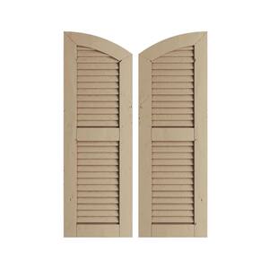 Ekena Millwork 18 x 30 in. Timberthane Polyurethane Rough Cedar 2-Equal ...