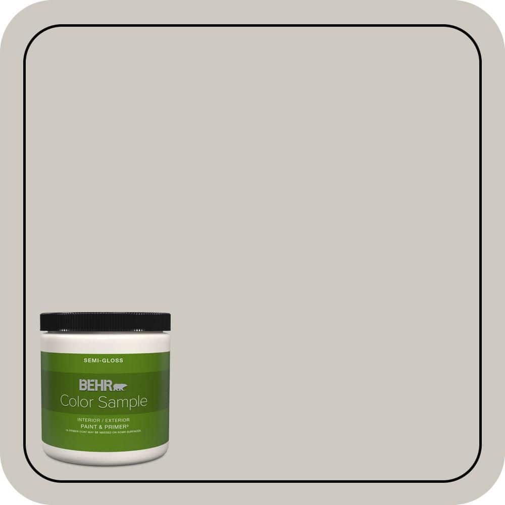 BEHR PREMIUM PLUS 8 oz. #790C-3 Dolphin Fin Semi-Gloss Interior ...