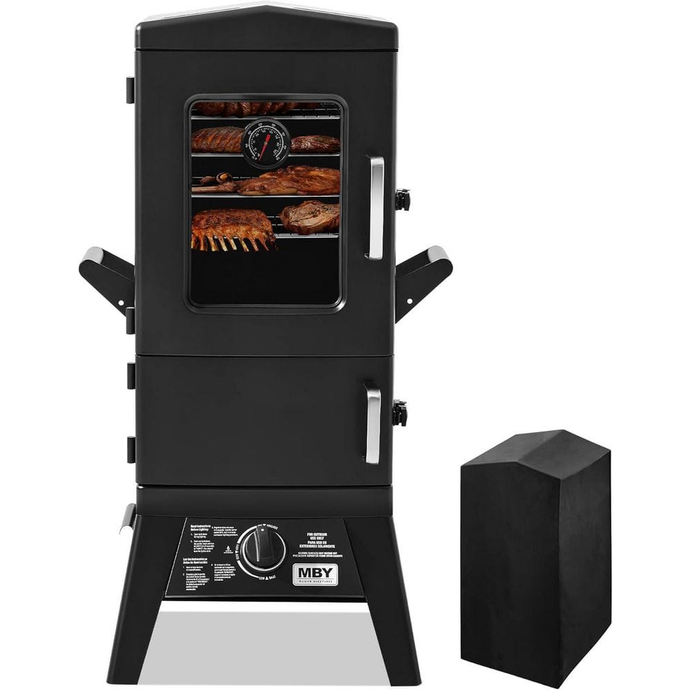 Maison Backyards OutdoorVertical Propane Smoker with Temperature ...