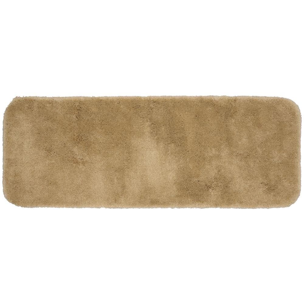 Garland Rug Finest Luxury Taupe 22 in. x 60 in. Washable Bathroom ...