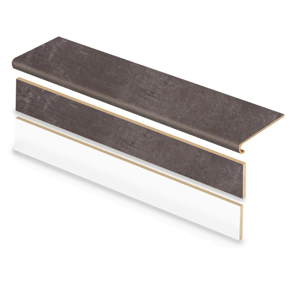 Cap A Tread Overlook Slate 47 in. L x 12.15 in. W x 1.69 in. T Vinyl ...