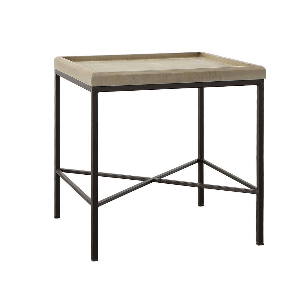 Picket House Furnishings Emitt 24 in. Natural Rectangle MDF Top End ...