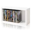 Way Basics zBoard White Stackable DVD Rack Storage WB-DVD-WE - The Home ...