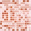 Apollo Tile Mingles 12 in. x 12 in. Glossy Peach Pink Glass Mosaic Wall ...