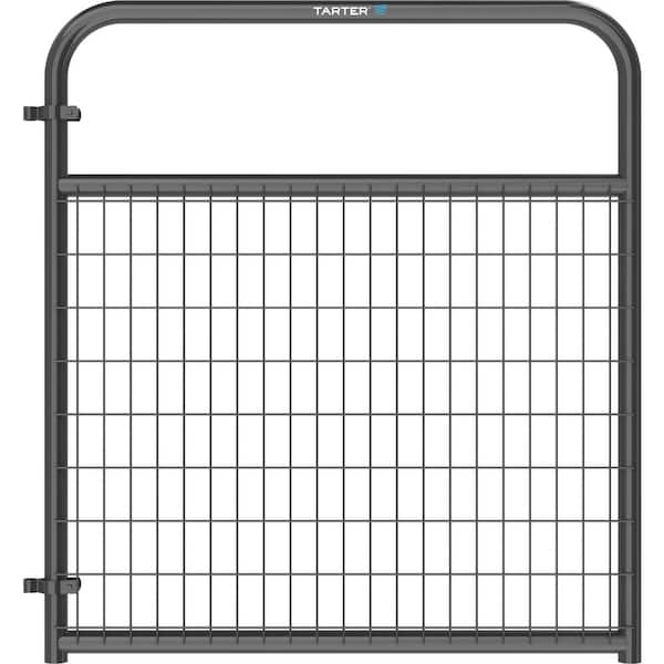 TARTER 50 in. H x 4 ft. W x 1.75 in D Watchman Wire-Fill Steel Gray ...