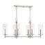 Designers Fountain Harlowe 9-Light Satin Platinum Interior Incandescent ...