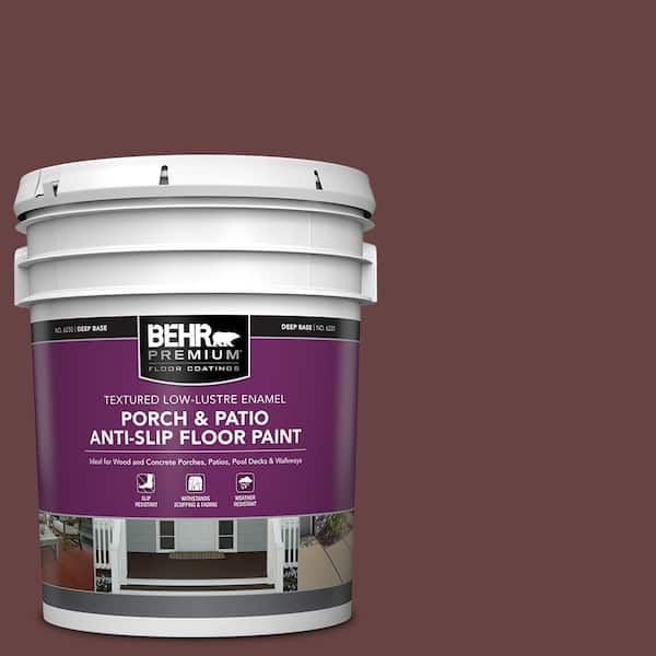 BEHR PREMIUM 5 gal. #MQ1-14 Twinberry Textured Low-Lustre Enamel ...