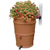 EarthMinded RainStation 45 Gal. Terracotta Rain Barrel with Diverter ...