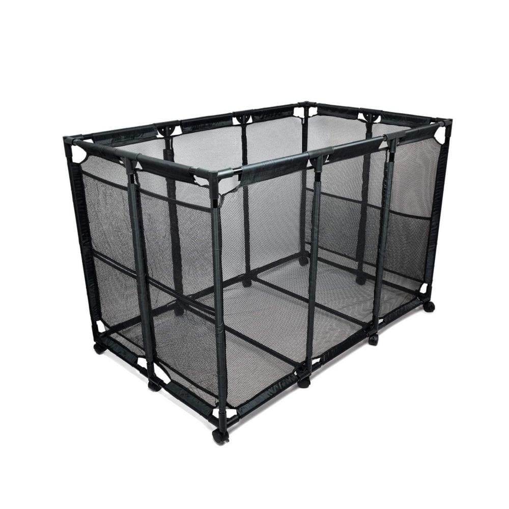 Angel Sar 49.6 in. D x 30.5 in. W x 33.3 in. H Black Metal Outdoor ...