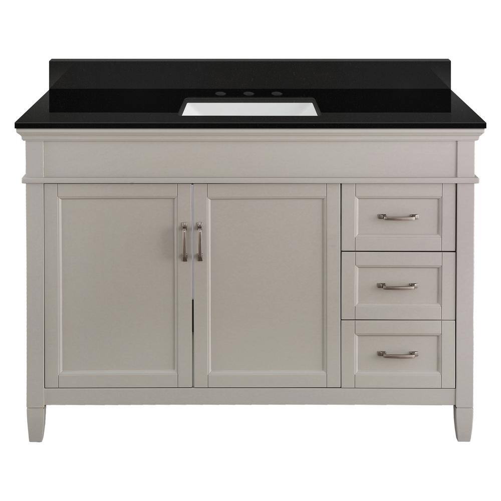 Home Decorators Collection Ashburn 49 in. W x 22 in. D Bath Vanity in ...