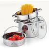 Cook N Home Stainless Steel 4-Piece 8 Qt. Pasta Cooker Steamer Multi ...