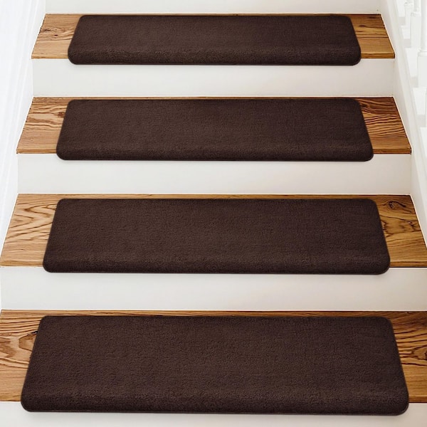 PURE ERA Ultra Plush Bullnose Indoor Tape Free Non-Slip Soft 9.5" x 30 ...