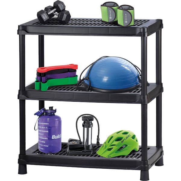 Rimax Heavy Duty 3 Tier Storage Shelving Black