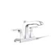 KOHLER Rubicon 4 in. Centerset 2-Handle Bathroom Faucet in Polished Chrome K-R76215-4D-CP - The ...