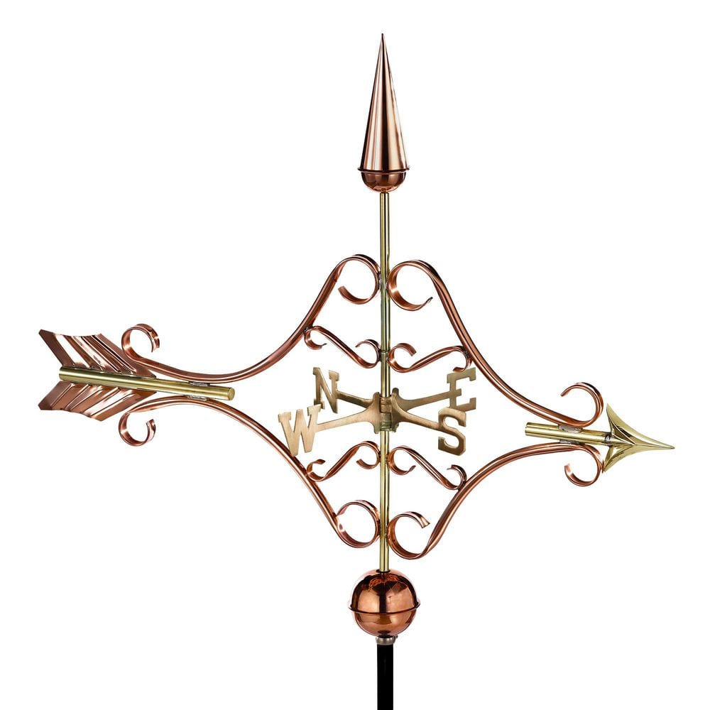 Reviews for Good Directions Victorian Arrow Weathervane - Pure Copper ...